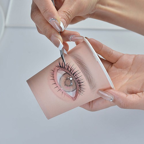20Pcs Beauty Eyelash Practice Paper Cup Eyelash Extension Beginner ...