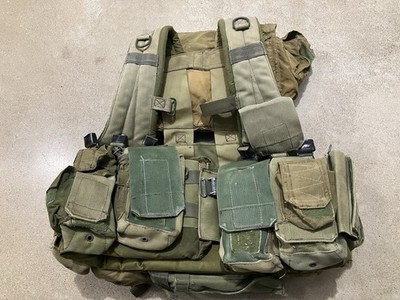 OLDSCHOOL 90's 00's Combat load bearing Vest IDF Israeli OD Green ...