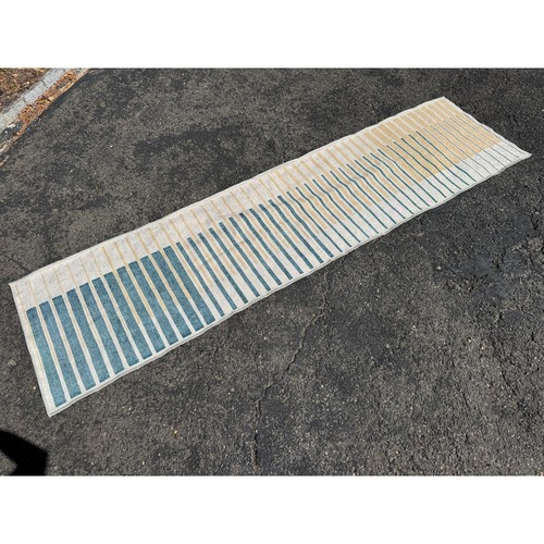 Ruggable Gradasi Washable Modern Stripe Floor Runner Rug NO PAD | eBay