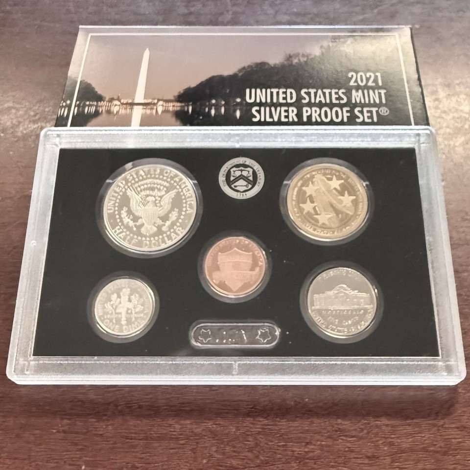 2021 U.S. Mint Silver Proof Set ~ 7 Coin Set ~ Box & COA ~ ** .999 ...