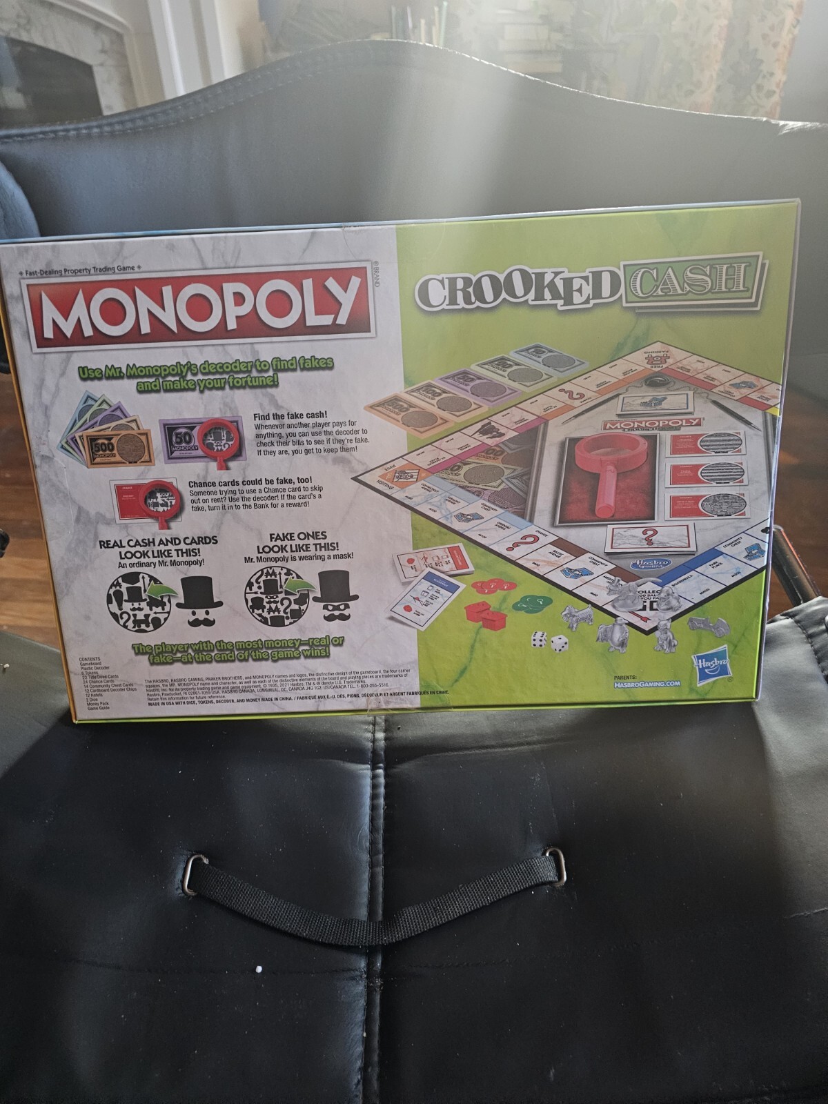 Monopoly Crooked Cash Board Game with Decoder Hasbro | eBay