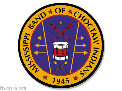 MISSISSIPPI BAND OF THE CHOCTAW INDIAN TRIBE 4" STICKER DECAL MADE IN ...