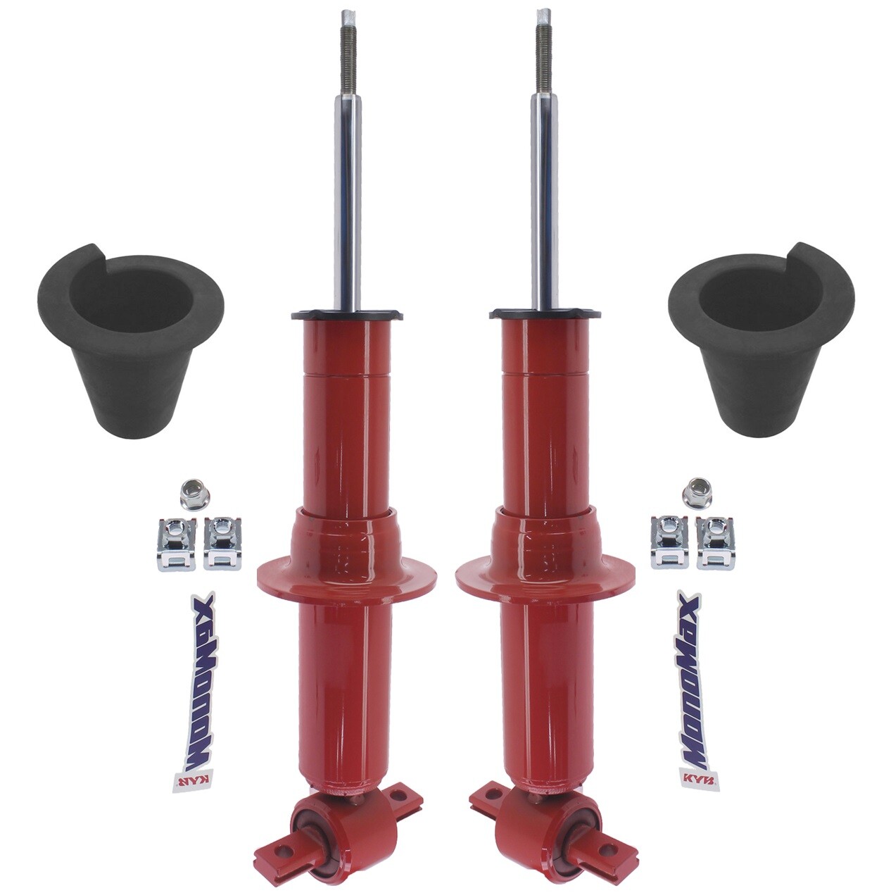 NEW Front Struts & Upper Coil Spring Insulators Kit KYB for Tahoe Yukon ...