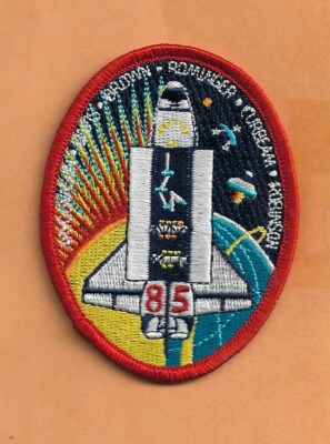 SHUTTLE DISCOVERY STS-85 SPACE PATCH 3 1/2" LONG | eBay UK