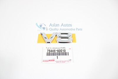 Genuine Lexus GX470 LX470 1998-2009 Rear Chrome V8 Emblem Badge ...