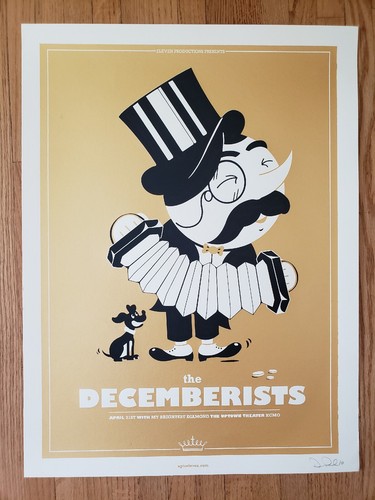 Decemberists Concert Tour Poster - April 21, 2007 Kansas City (ARTIST ...