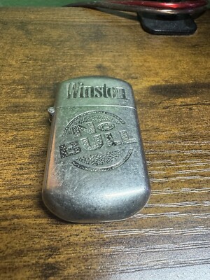 Vintage Winston No Bull Flip Top Lighter 1980’s No Fluid Untested | eBay