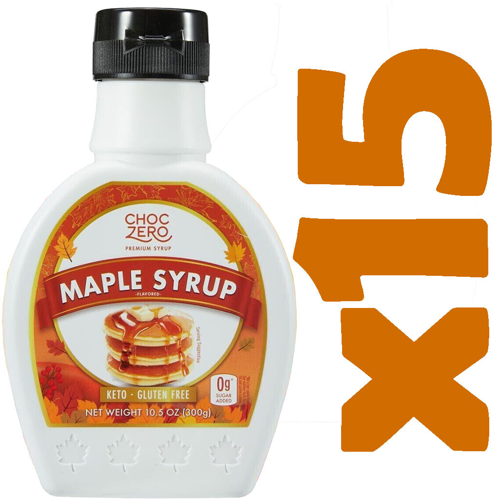 Huge Lot of 15 ChocZero's Premium Maple Syrup-Sugar Free-Gluten Free ...