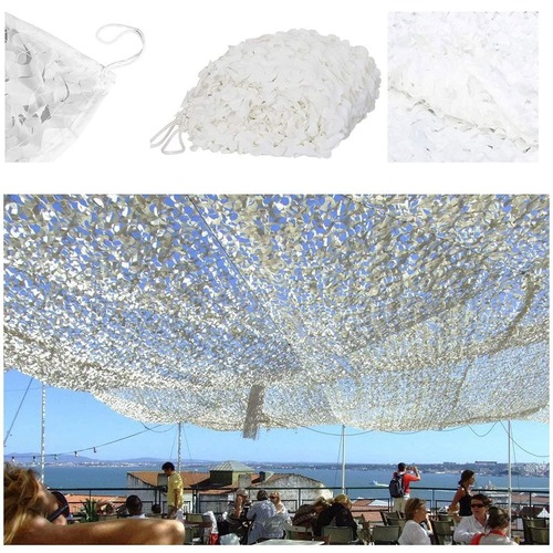 White Mesh Military Camouflage Nets Garden Outdoor Hide Sun Shelter ...