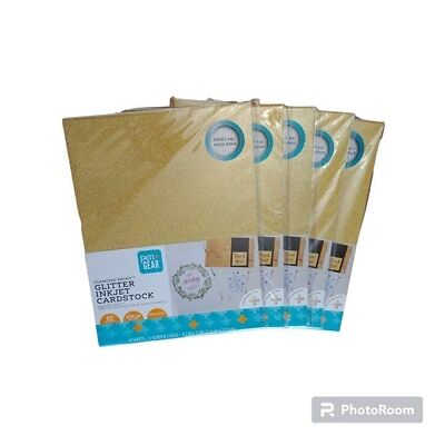 Pen + Gear Diamond Print Glitter Inkjet Cardstock | eBay