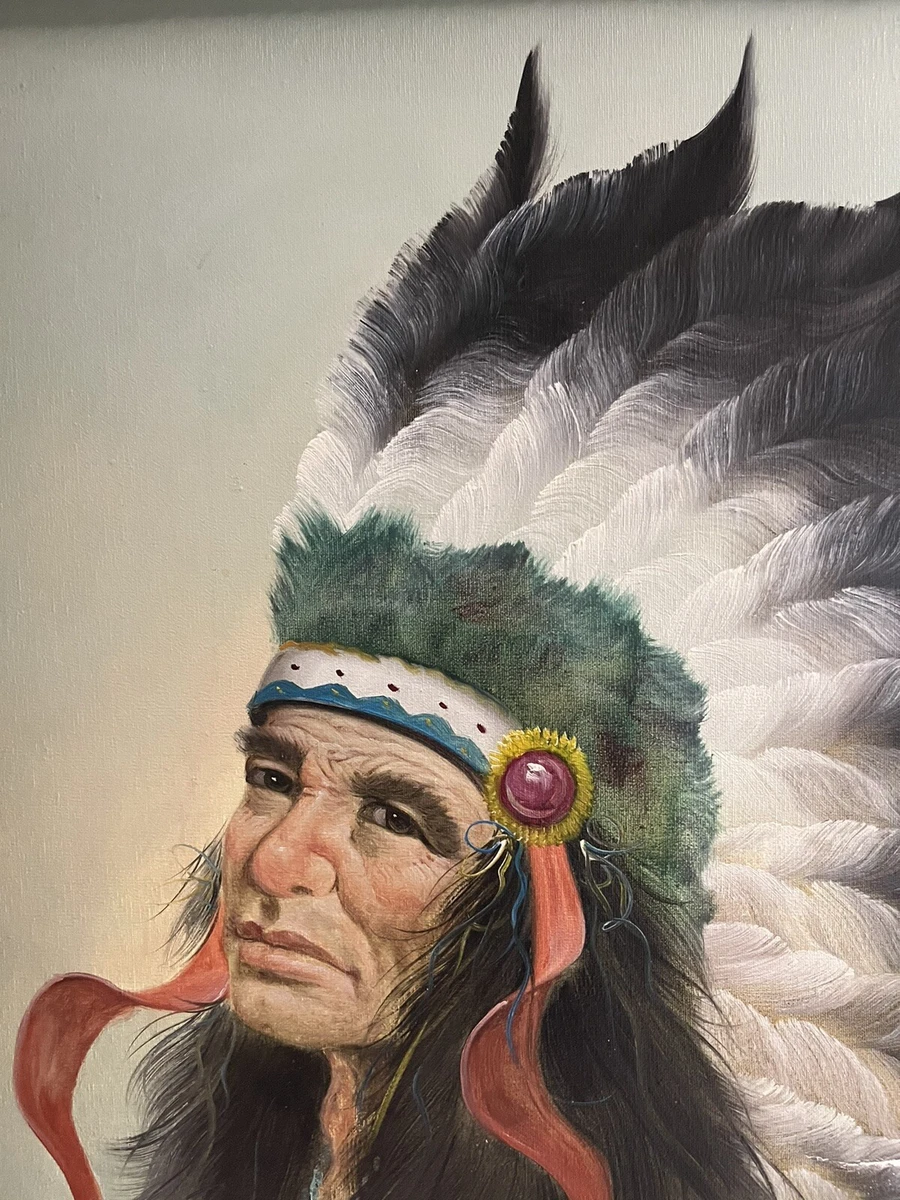 Native American Chief Portrait