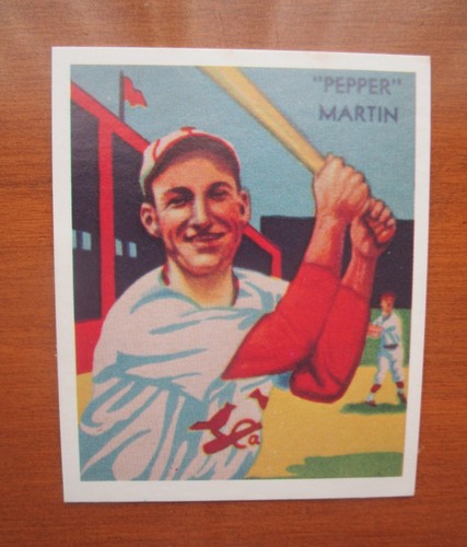 1934-1936 DIAMOND STARS REPRINT PEPPER MARTIN # 26 ST. LOUIS CARDINALS ...
