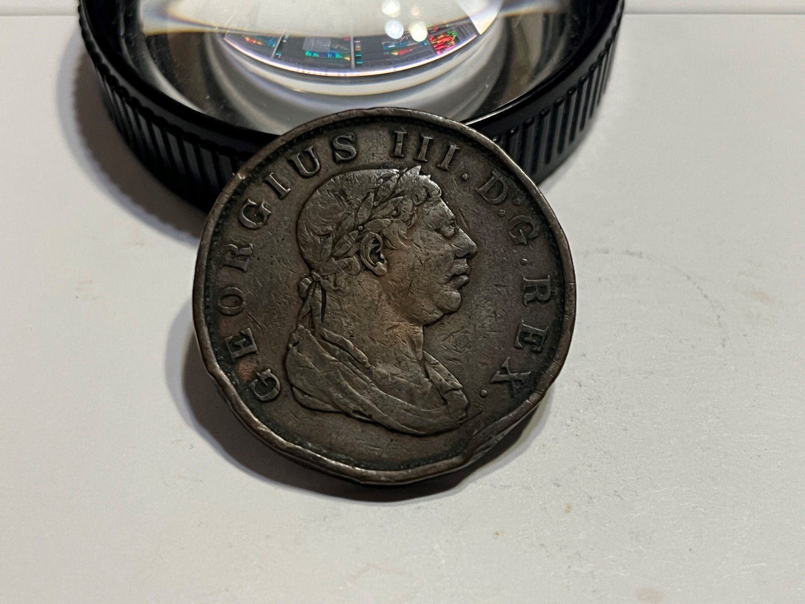 1813 One Stiver, George III Copper Coin for Colonies of Essequebo ...