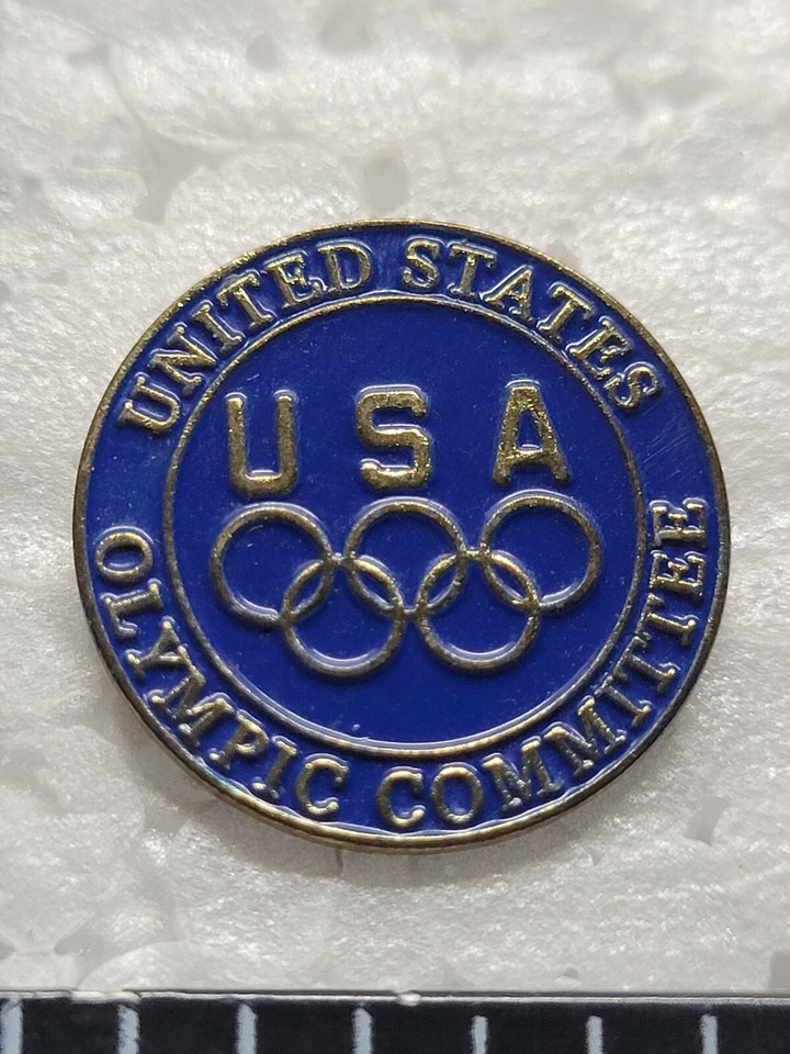 UNITED STATES OLYMPIC COMMITTEE HAT LAPEL PIN PIN BACK USED (M1305) | eBay