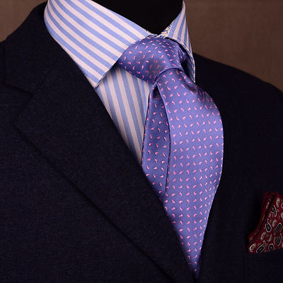 Pink Chili Pepper Paisley Floral 3" Skinny Woven Tie Purple Overlay Men ...