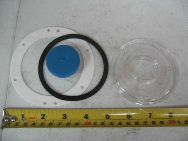 Semi Truck Hubcap Window Kit 3-1/2 inch PAI P/N AHK-9882 Ref. # Stemco ...