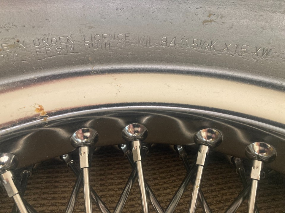 15''x5.5 inch Chrome Wire Wheel | 72 Spokes | TR250 MGC MGC/GT | MGB ...