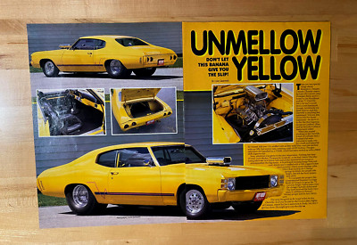 1991 Print Article 1971 Chevrolet Chevelle Pro Street | eBay