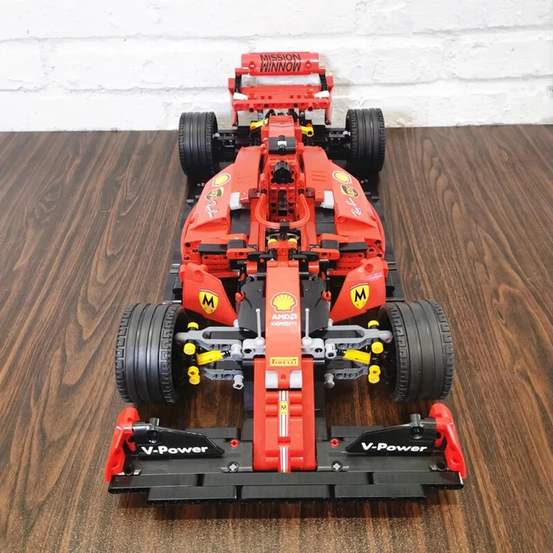 MOC 023005 Red F1 Formula One SF90 Super Racing Car Model Building ...