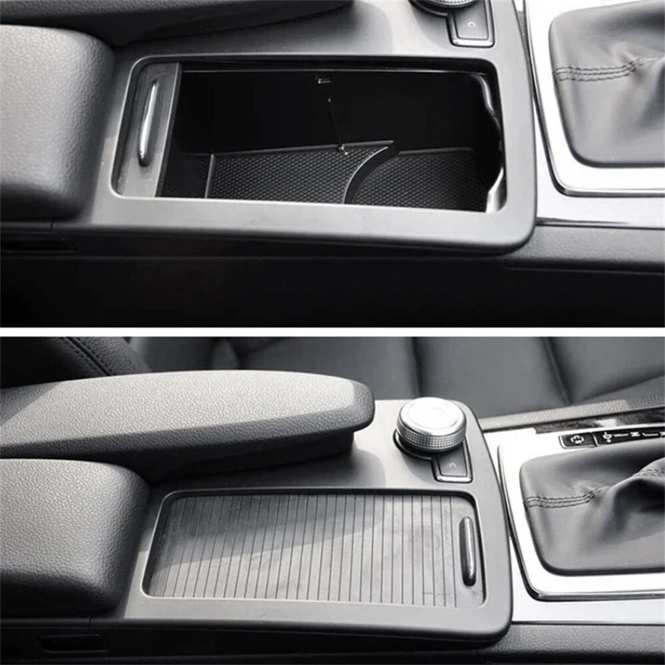 Console Cup Holder Roller Blind Cover Bezel For Mercedes W204 W212 ...