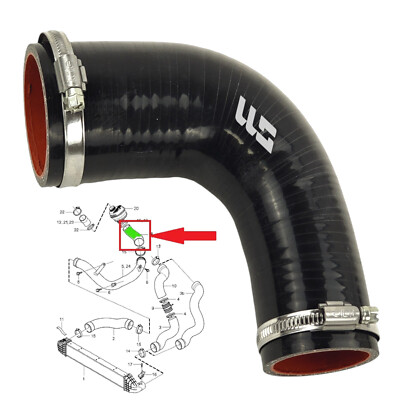 Turbo Hose Intercooler Hose for VOLVO C70 II Convertible 2.0 D3 ...