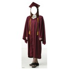 FEMALE GRADUATE STAND-IN CARDBOARD CUTOUT Standup Standee Standin Red ...