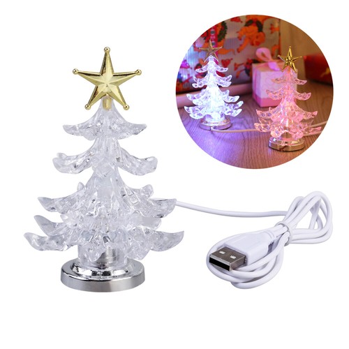 USB Christmas Tree Computer Desktop Decor LED Night Lights Kids | eBay