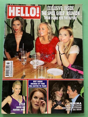 HELLO 20-Feb-2007 SPICE GIRLS Anna Nicole Smith Paula Radcliffe Olivier ...