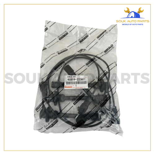 90919-22387 Genuine Toyota CORD SET, COIL & SPARK, W/RESISTIVE ...