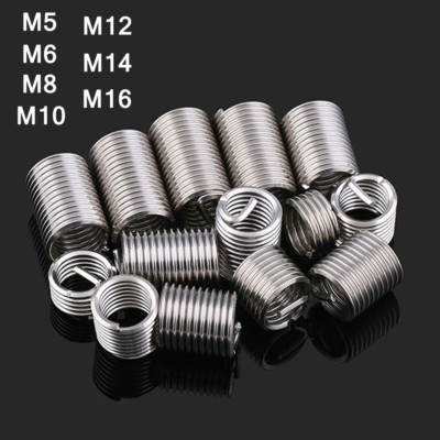 Stainless Steel Helicoil Thread Repair Insert M5 6 8 M10 M12 M14 M16 ...