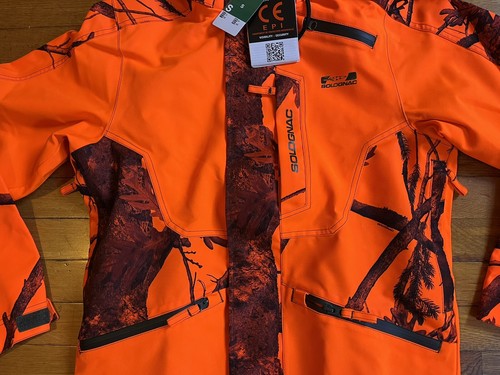 Decathlon Solognac Supertrack 300 Hunting Jacket Men’s Small Orange ...