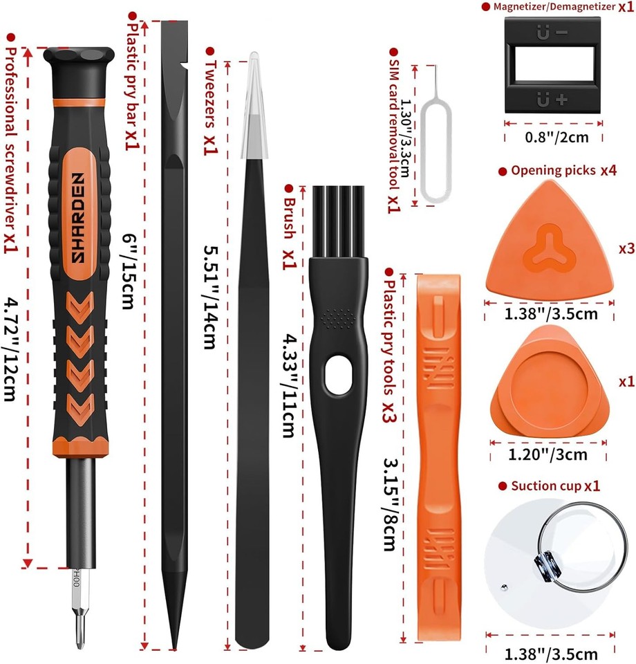 Mobile Cell Phone Screen Opening Repair Kit Precision Screwdriver for ...