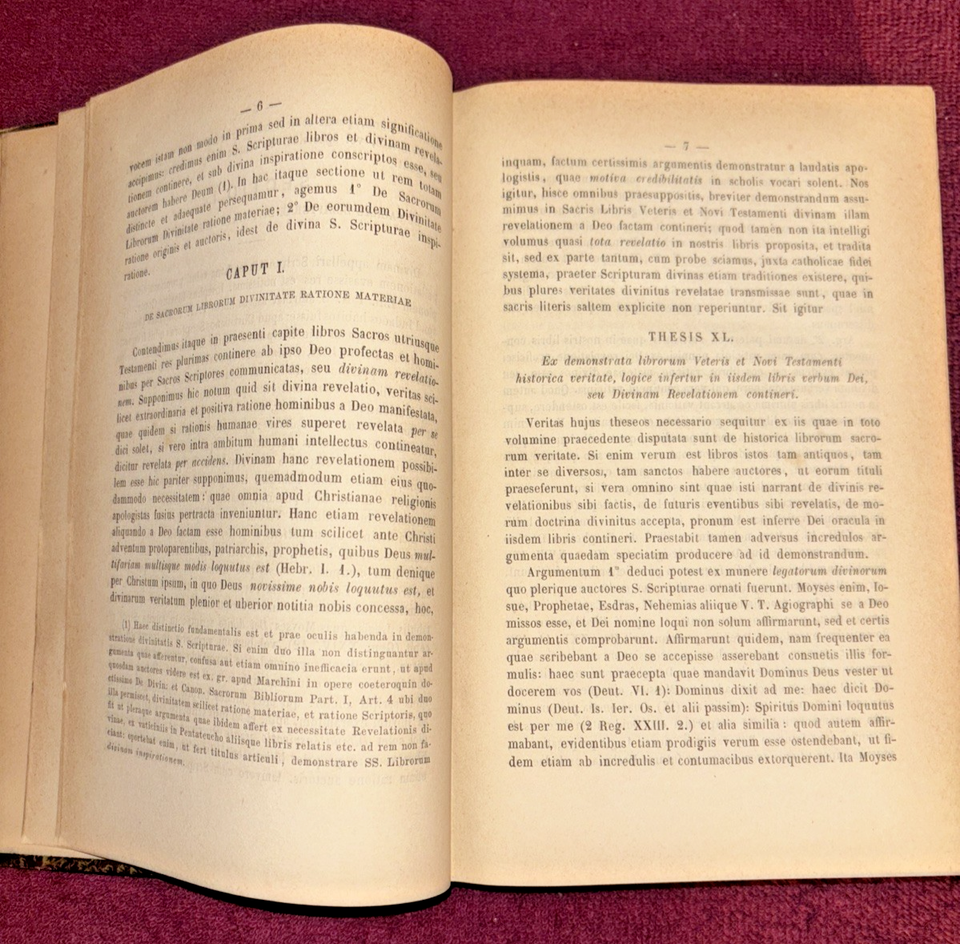 Antique 1878 Book: Introduction in the Sacred Writing (Latin) Volume II ...
