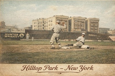 Hilltop Park - New York Baseball Stadium MODERN Vintage Postcard D475 ...