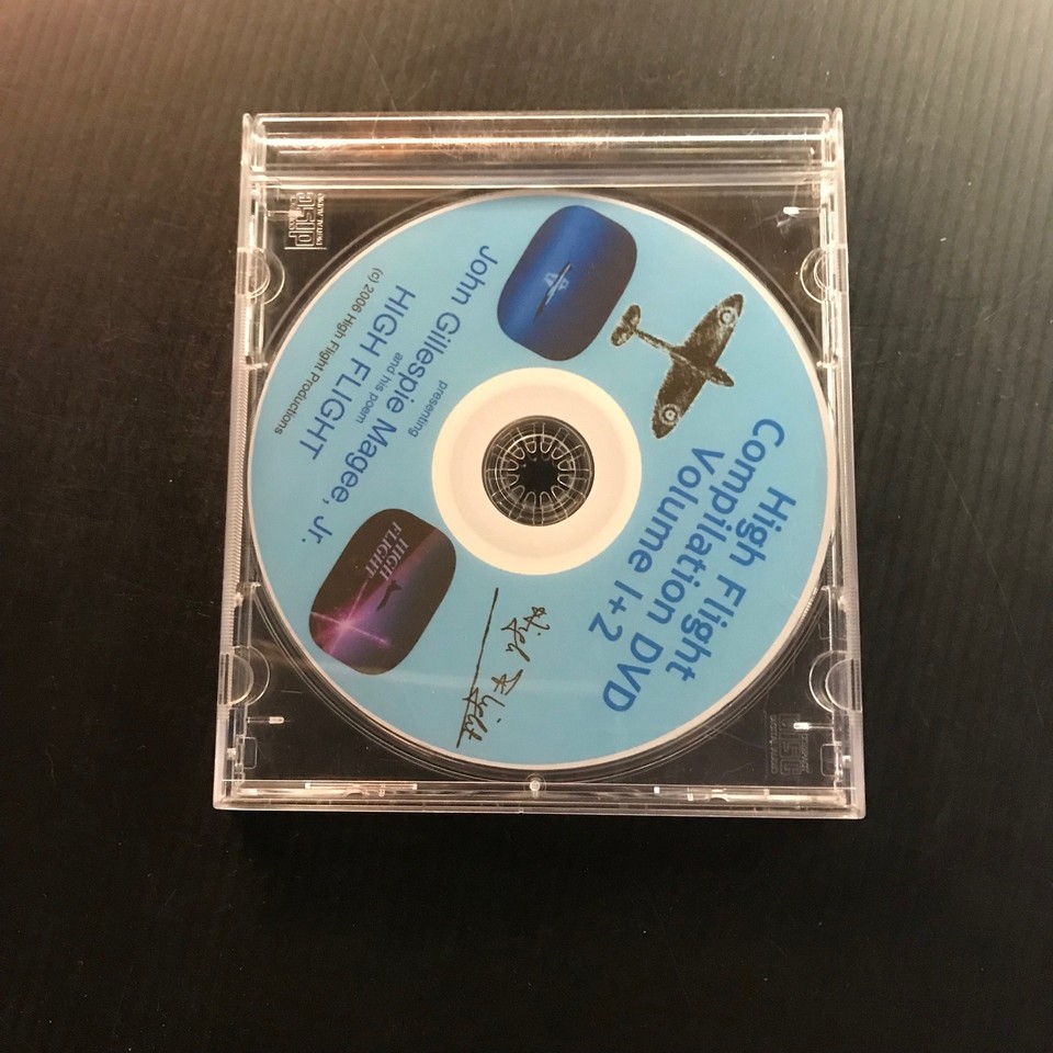 High Flight Compilation DVD 2006 Vol 1+2 John Gillespie Magee Jr. Poem ...