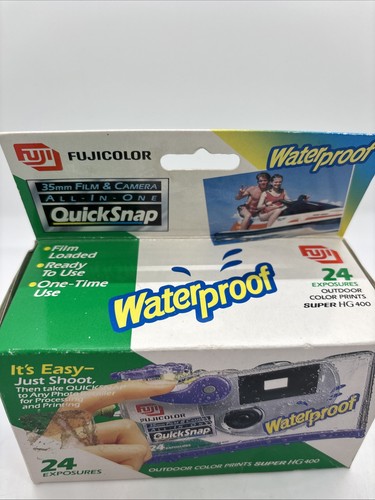 Fuji QuickSnap Waterproof 35mm Camera - Single Use 24 Exposures - Exp 8/1994 | eBay