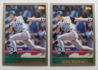 Alex Rodriguez 2000 Topps #100 (2) card lot Mariners Rangers Yankees ...