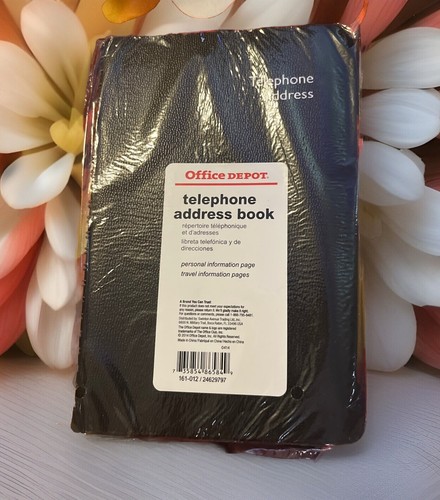 Office Depot Telephone/Address Book, 5.75” x 8.25” Item 0414 (Soft ...