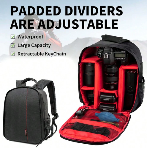 Travel Camera Bag Backpack Case For DSLR Sony Canon Eos Rucksack ...