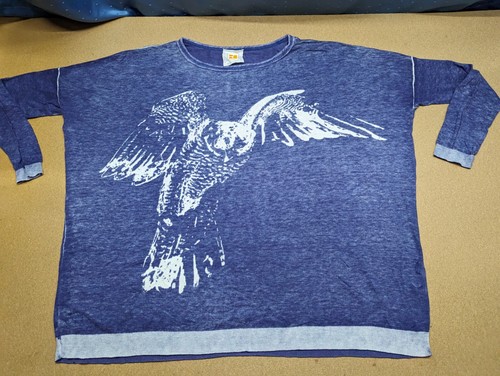 HUGO BOSS Orange Eagle Print Mens Shirt Size Small Loose Relaxed Unisex ...