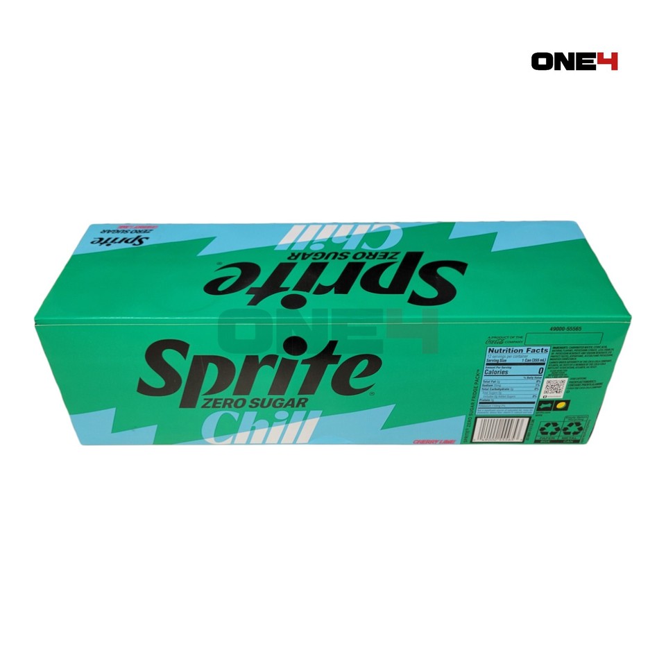 Sprite Chill Zero Sugar Cherry Lime LIMITED EDITION 12 Pack | eBay