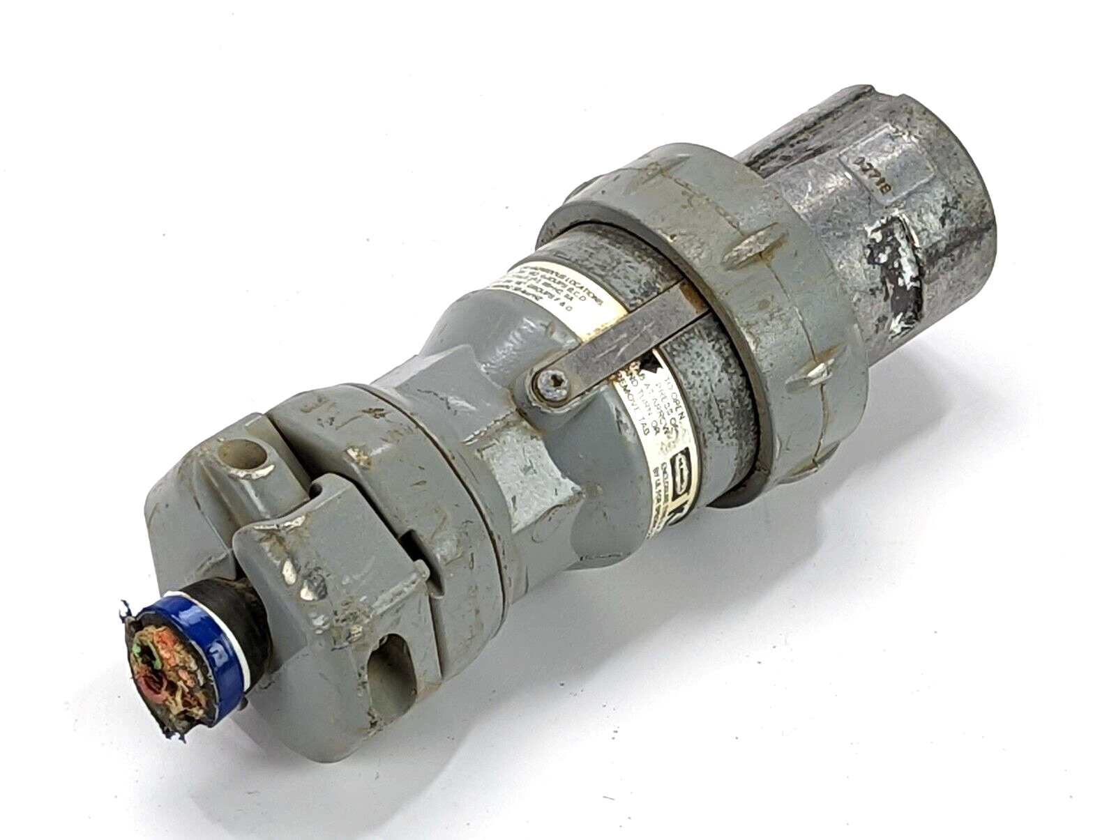 HUBBELL KILLARK VP6475 Pin & Slve Plug, 60A, 4P,4W, 600VAC/250VDC ...