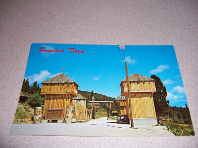 1960s ENTRANCE to FRONTIER TOWN near HELENA MT. VTG POSTCARD | eBay