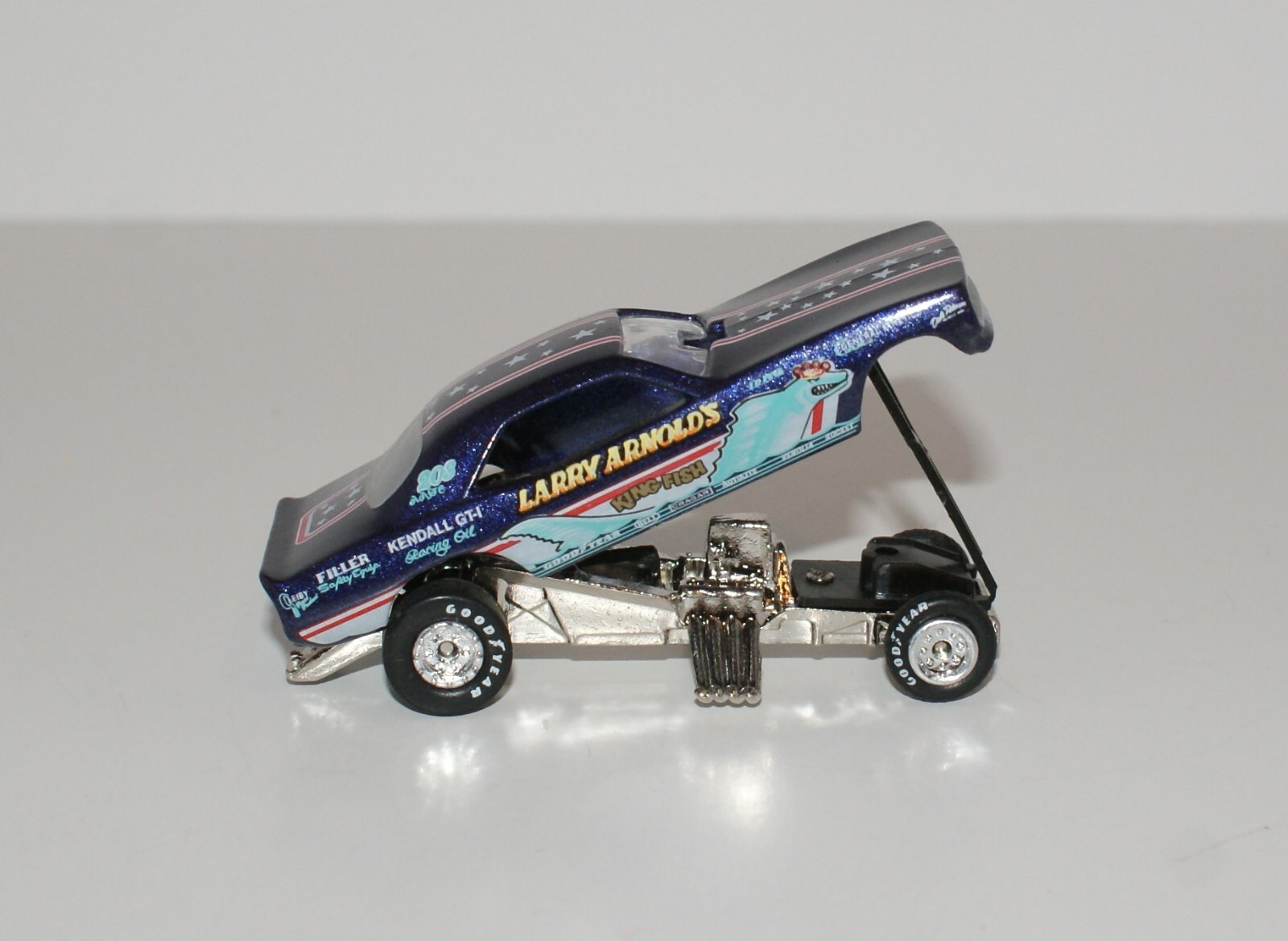 JL '73 PLYMOUTH BARRACUDA "KINGFISH" LARRY ARNOLD'S FUNNY CAR DRAGSTER ...