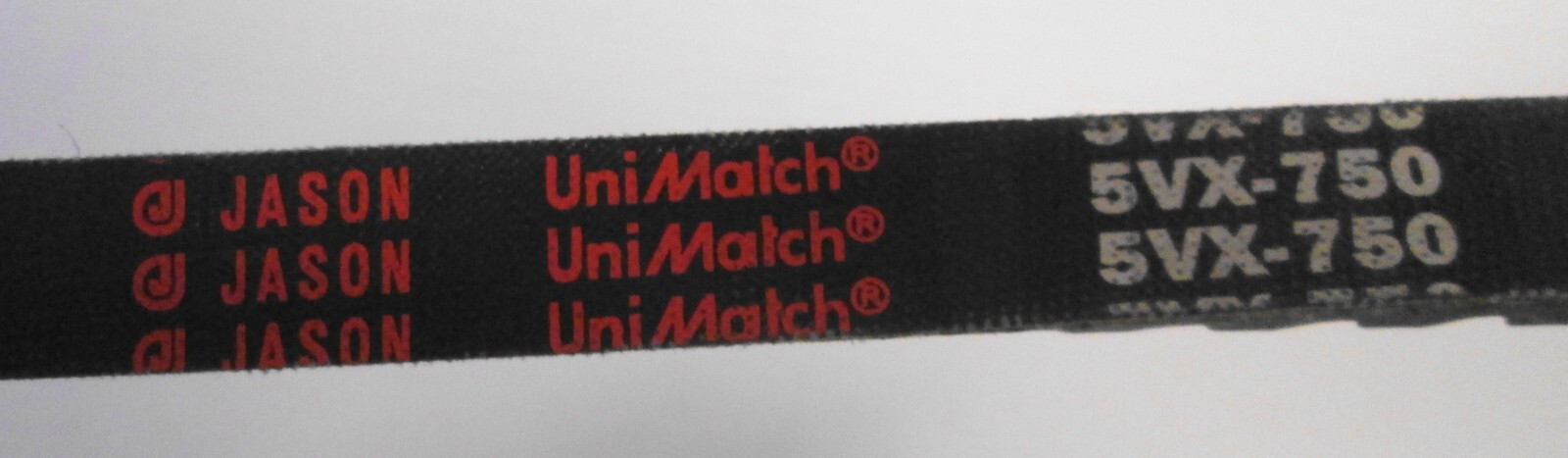 190509 New-No Box Jason 5VX750 Cogged V-Belt 75" Long 5/8" Wide for ...