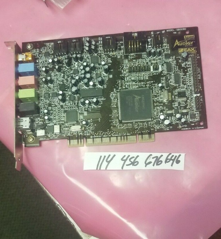 SB0090 Creative Labs Sound Blaster Audigy EAX Advance HD PCI Sound Car ...