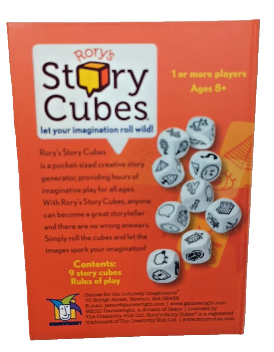 Gamewright Rory's Story Cubes Classic 9 Cubes Travel Box Family Game | eBay