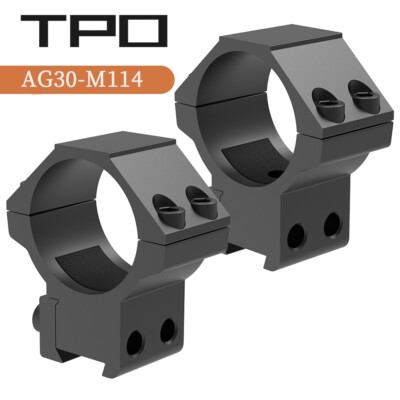 30mm Scope Rings 3/8 Dovetail Middle Profile .22 caliber Riflescope ...