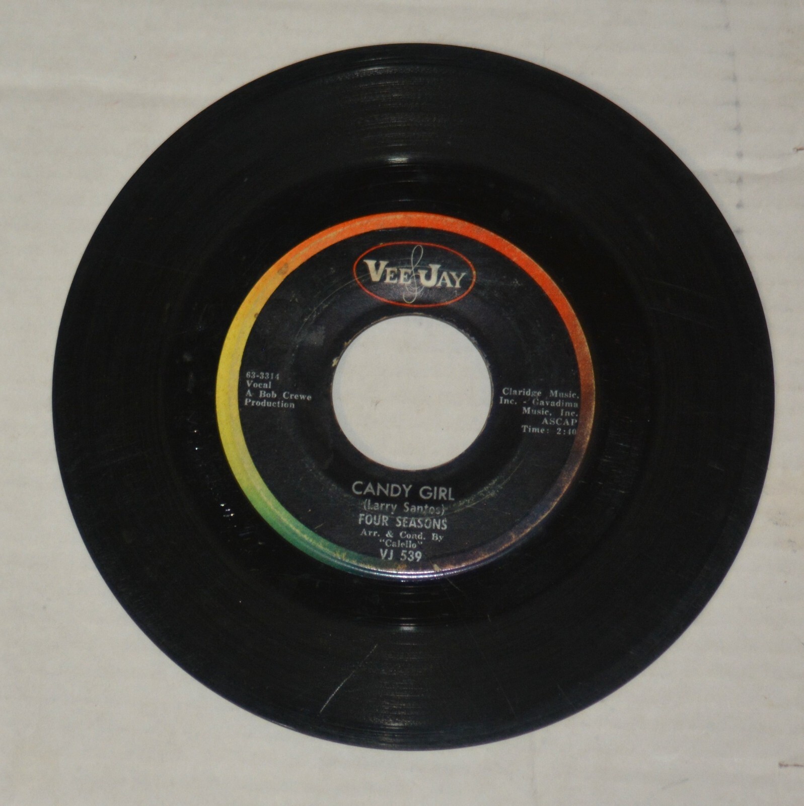Four Seasons – Candy Girl / Marlena - 1963 - Vee Jay 45 Record | eBay