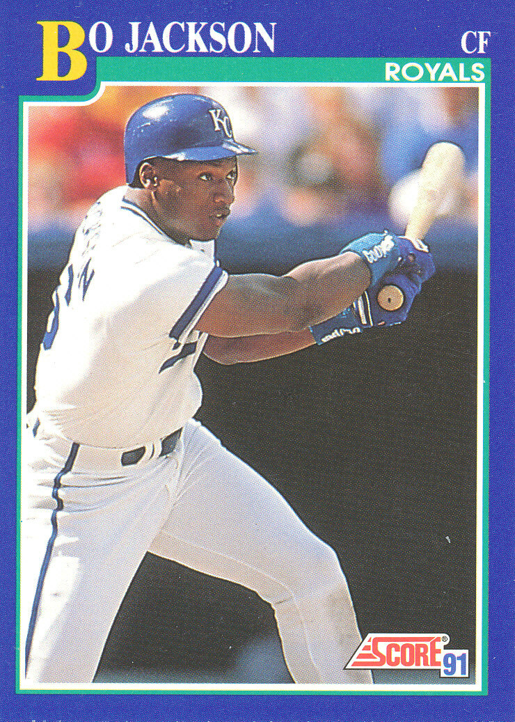 1991 SCORE Bo Jackson ROYALS Auburn TIGERS | eBay